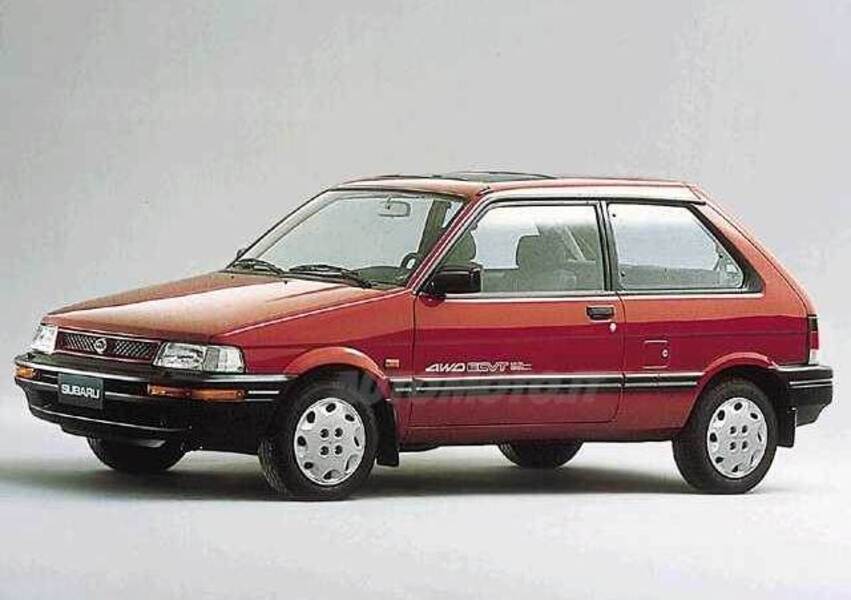 Subaru Justy J12i cat 3 porte 4WD ECVT (06/1991 - 12/1994): prezzo e ...