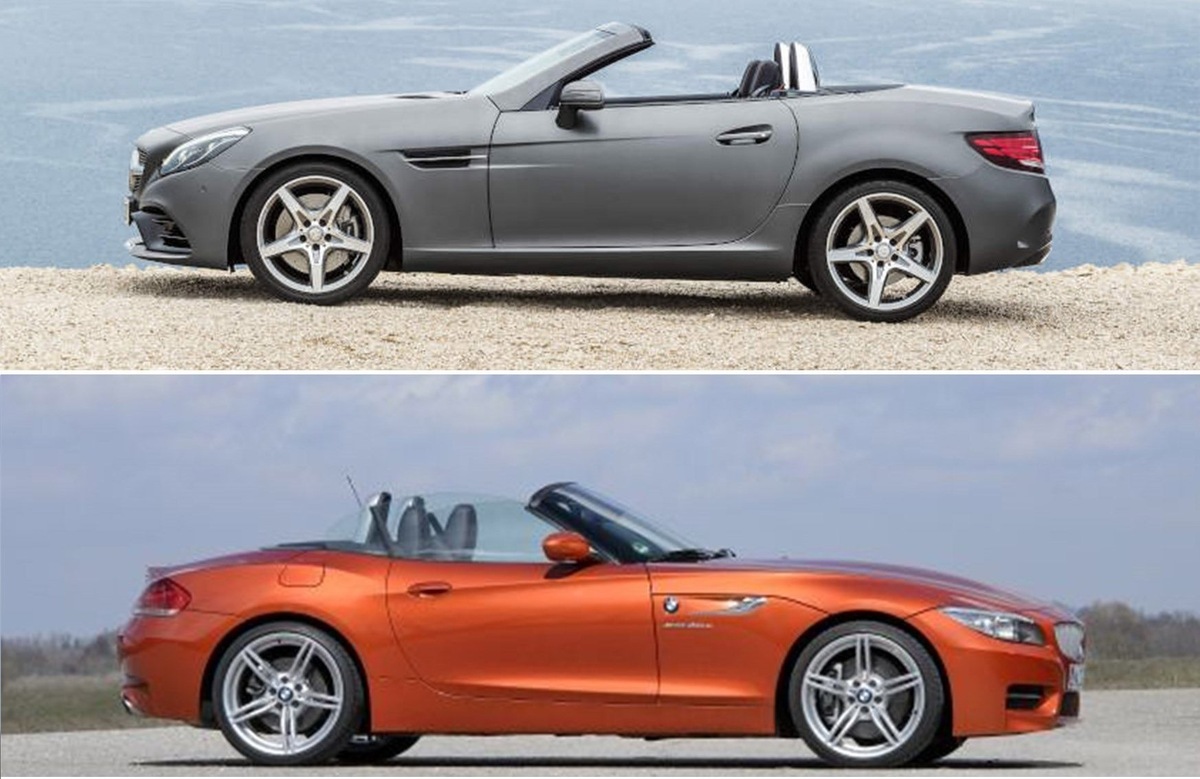 Quale comprare, Confronto: Mercedes SLC 200 Sport Vs BMW Z4 sDrive 20i - Prove - Automoto.it