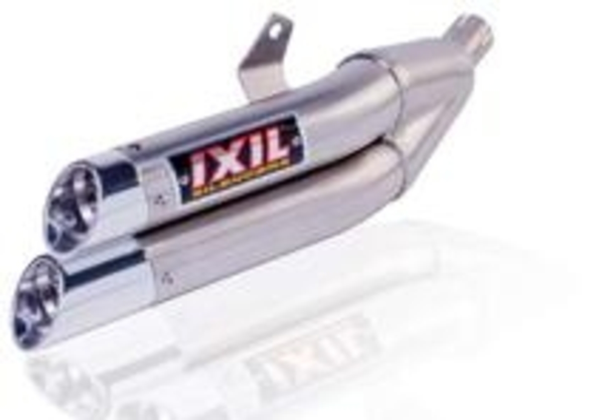 Impianto di scarico Ixil Dual Hyperlow L3X per KTM Duke 390 - Accessori ...